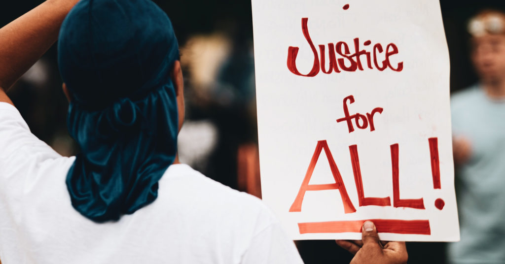 liberty_justice_protest_sign_fb - American Humanist Association